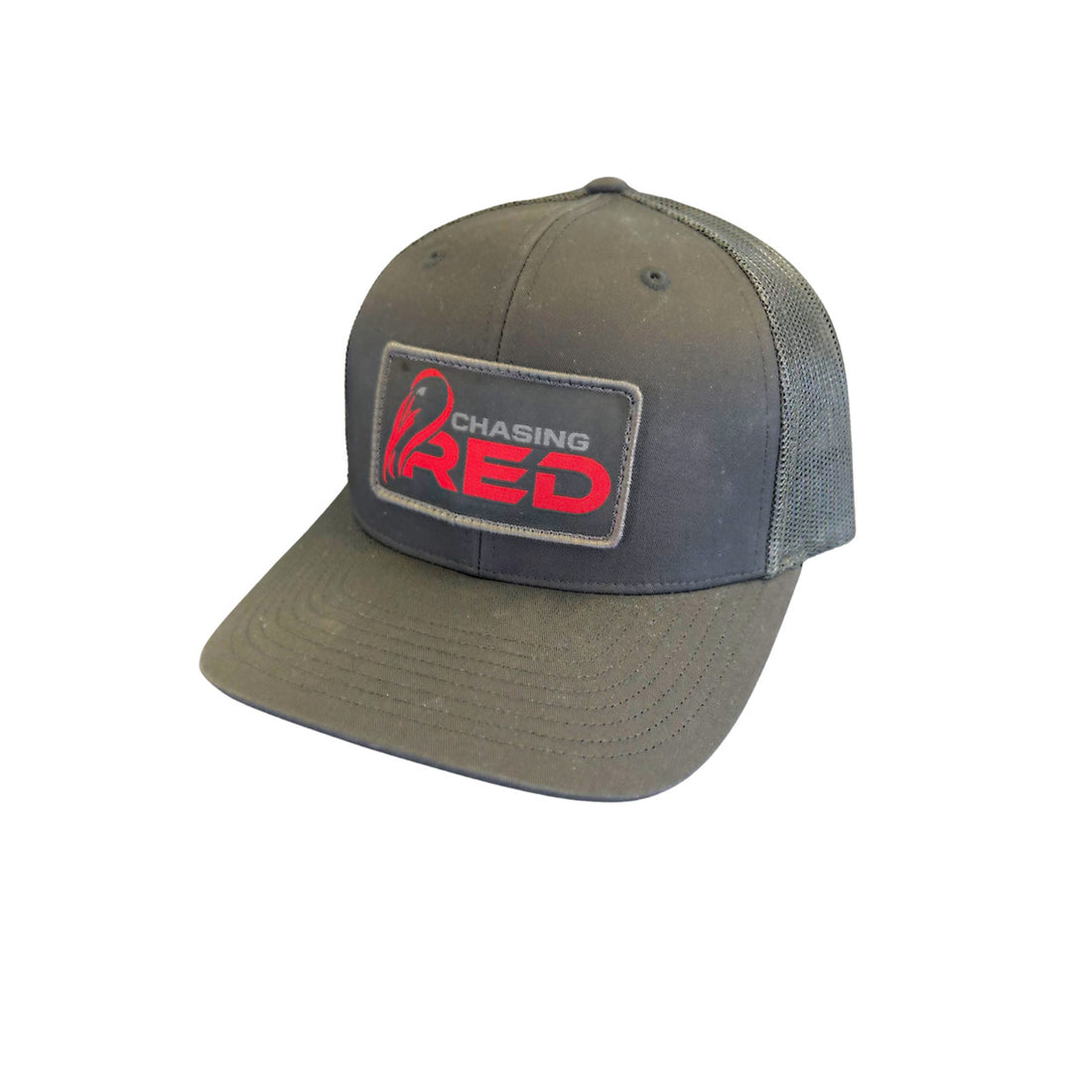 Black Chasing Red Patch hat – Midwest Whitetail